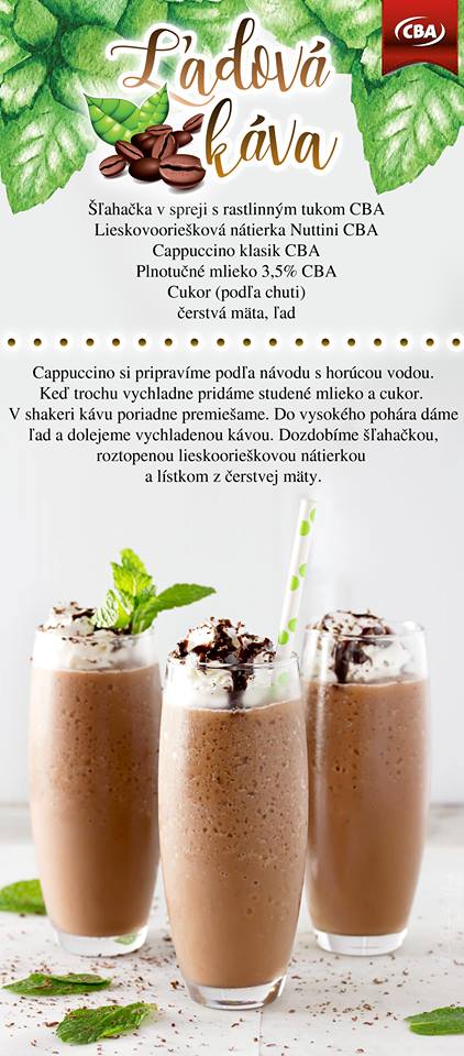 Ľadová káva | CBA SK, a.s.