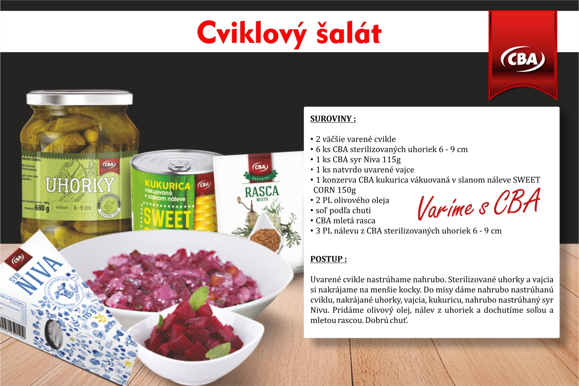 Cviklový šalát | CBA SK, a.s.